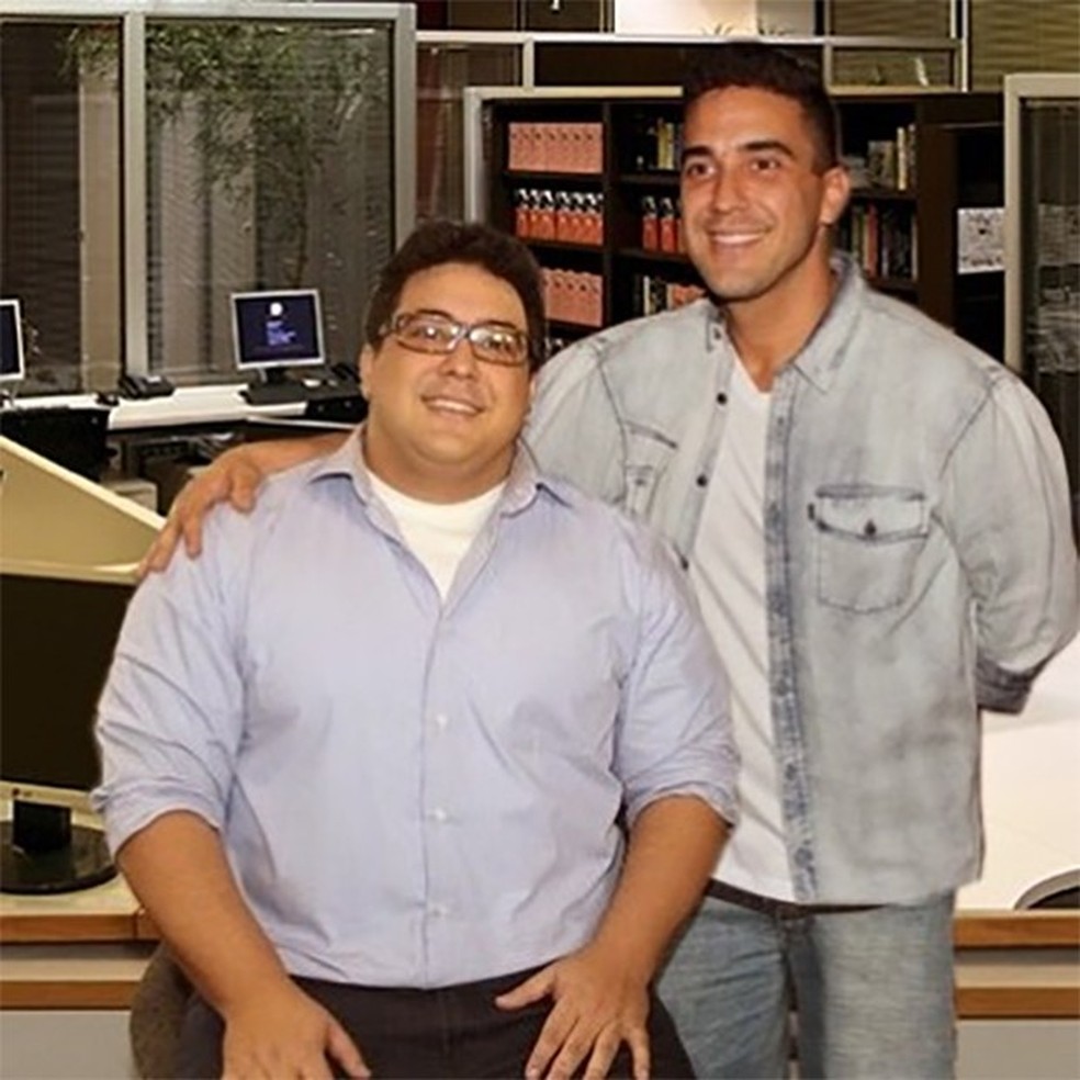Andre Marques faz fotomontagem com antes e depois de emagrecer e ...