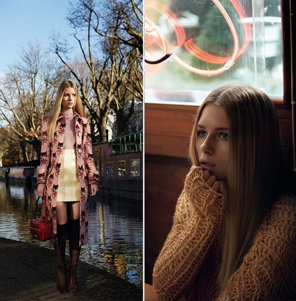 From Lottie with Love: o primeiro editorial de Lottie Moss