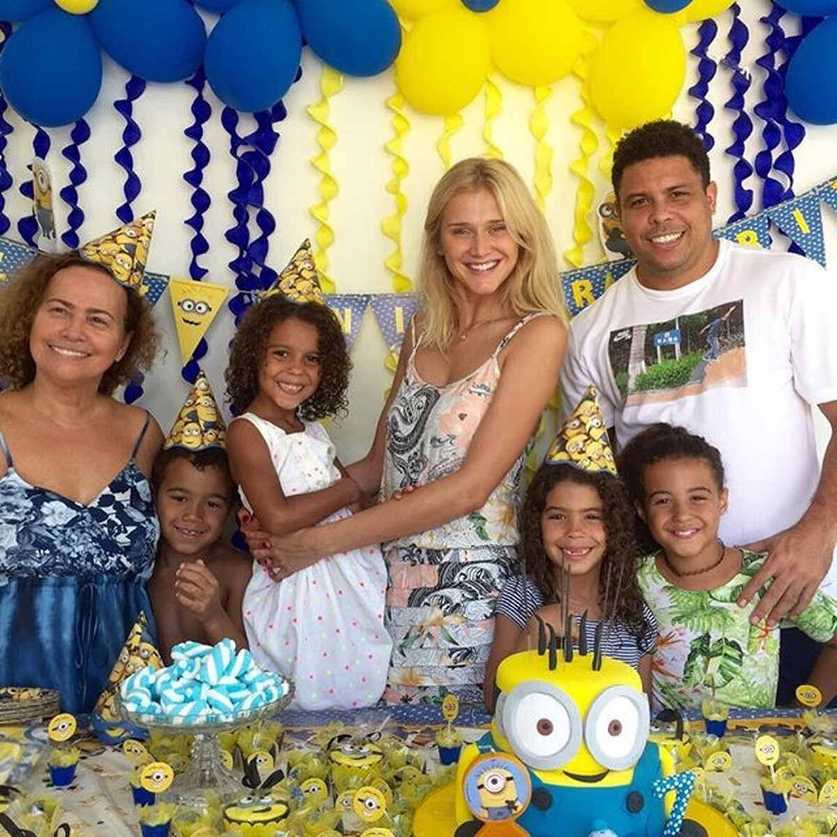 Ronaldo e Celina Locks celebram aniversário de Sophia