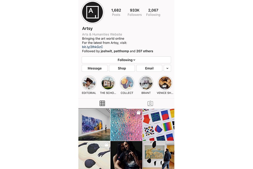 6 contas artsy para seguir já!