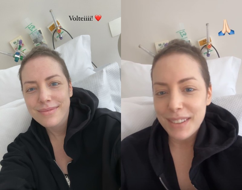 Fabiana Justus realiza nova bateria de exames e tranquiliza fãs: 'Estou ...