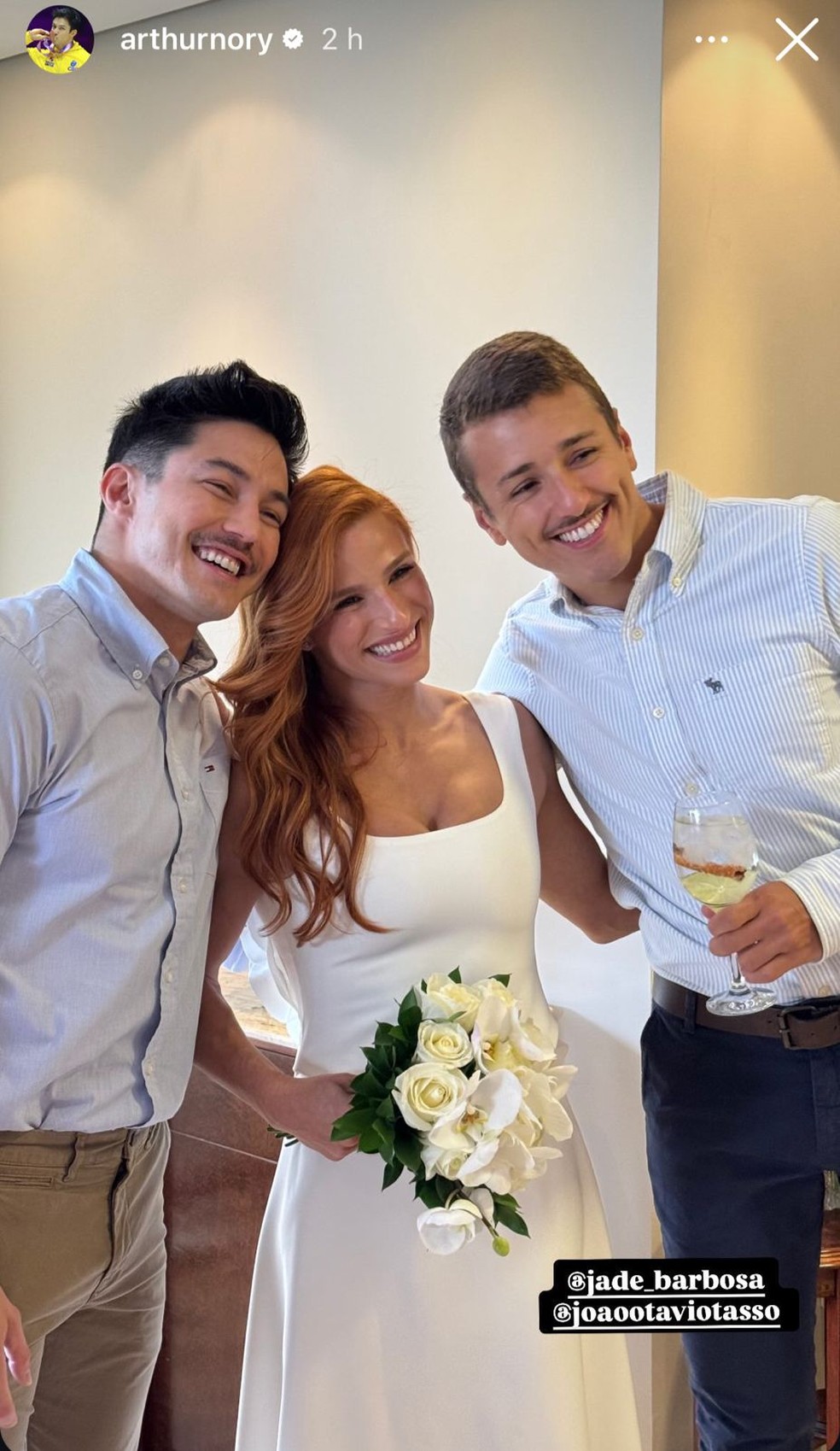 Jade Barbosa se casa com o administrador Leandro Fontanesi em cerimônia ...