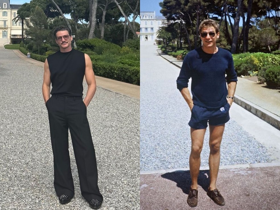 Pedro Pascal recria foto de Harrison Ford em Cannes após 43 anos