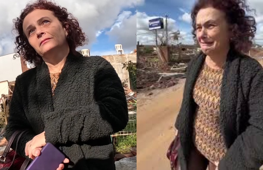 Mulher diz que perdeu três casas em enchentes no RS e 28 mil reais após ...