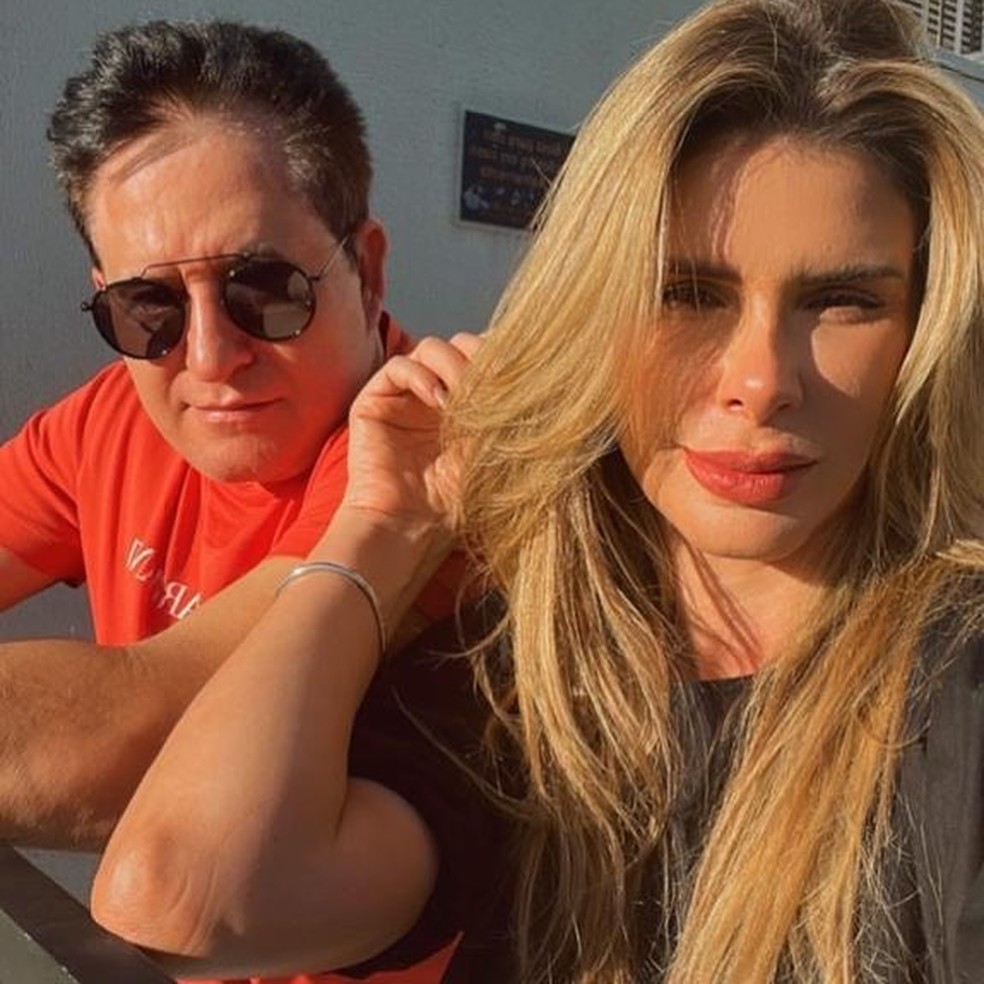 Marrone exibe momento raro com a namorada, Anna Paula Farfalla