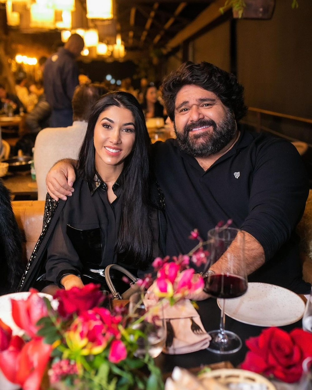 Fabiano Menotti celebra 14 anos ao lado da esposa, Gabriela Menotti