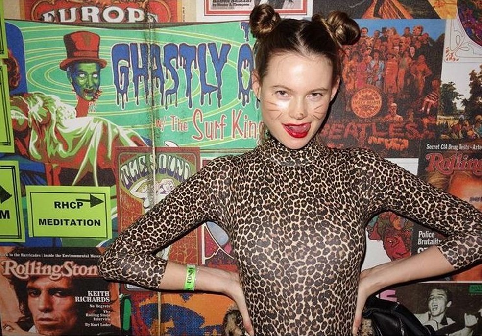 Um mês após nascimento da filha, Behati Prinsloo aproveita festa de ...