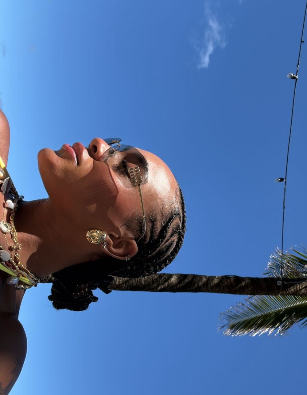 Patrícia Ramos curte férias na Bahia