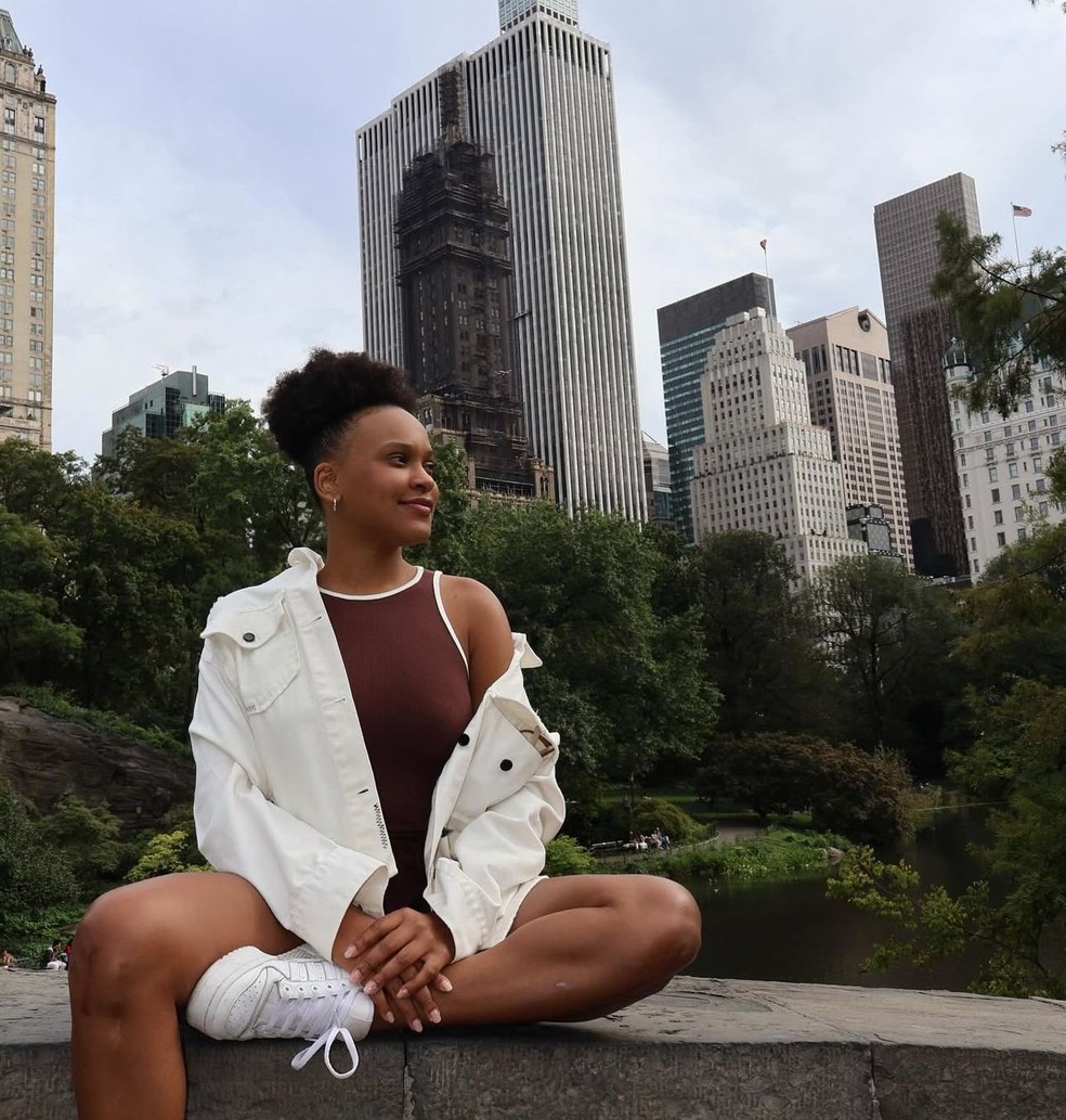 Rebeca Andrade retorna a Nova York: 'Olha eu aqui de novo'