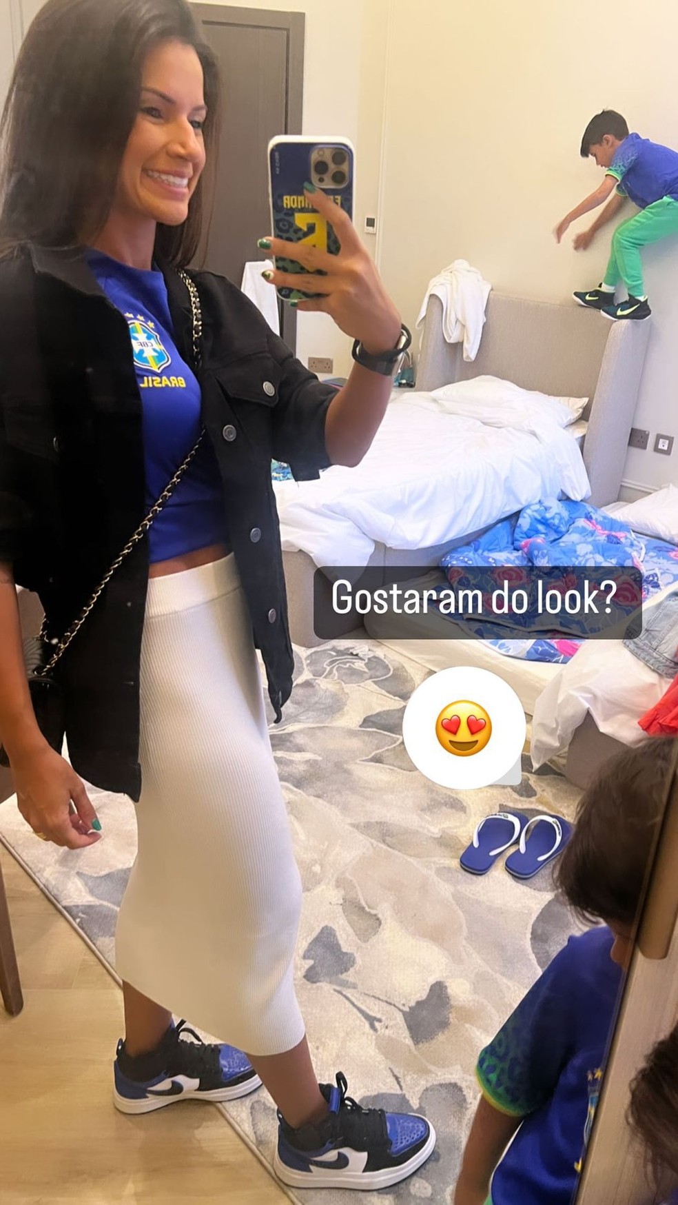 Esposas e familiares dos jogadores da seleção brasileira mostram ...