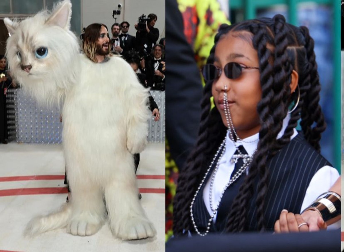 North West chama Jared Leto de 'cringe' por roupa de gato no MET Gala 2023
