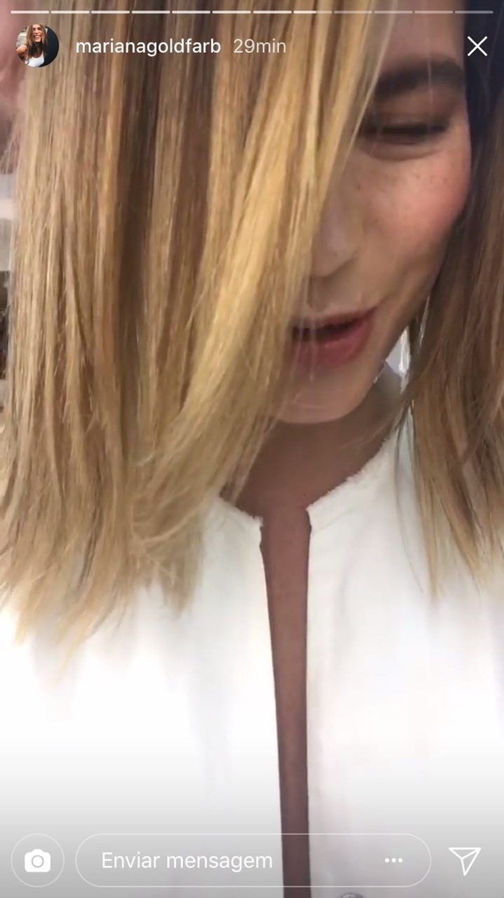 Linda, leve e loira: Mariana Goldfarb exibe novo visual após dupla ...