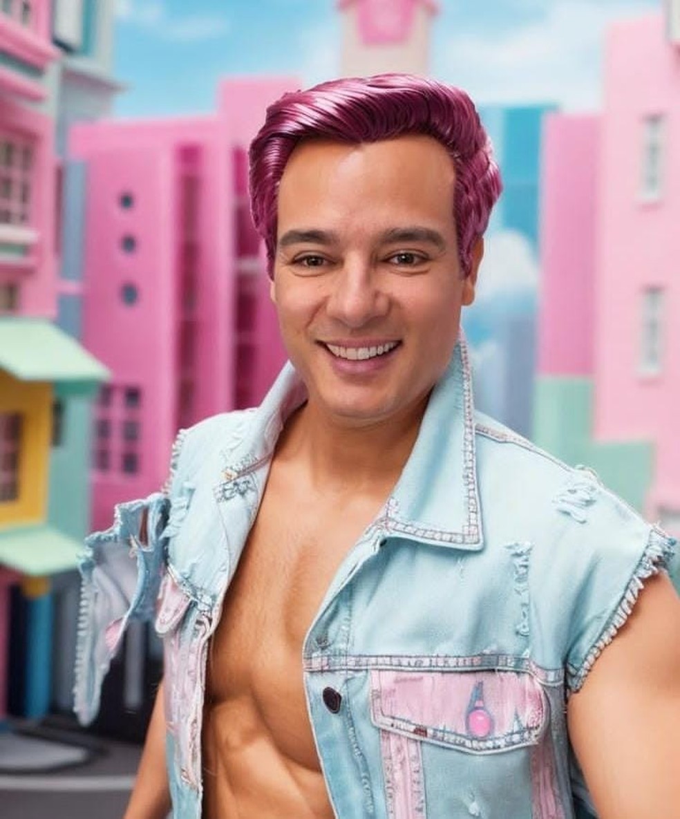 Celso Portiolli usa inteligência artificial e se transforma em Ken, de ...