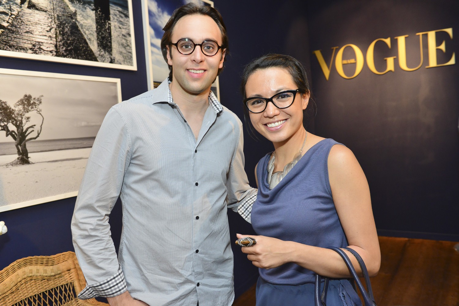 Bye bye: a movimentação no lounge da Vogue no último dia de SPFW