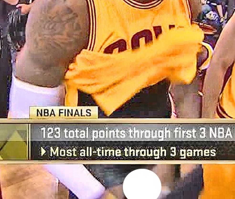 Astro do basquete LeBron James mostra partes íntimas na TV