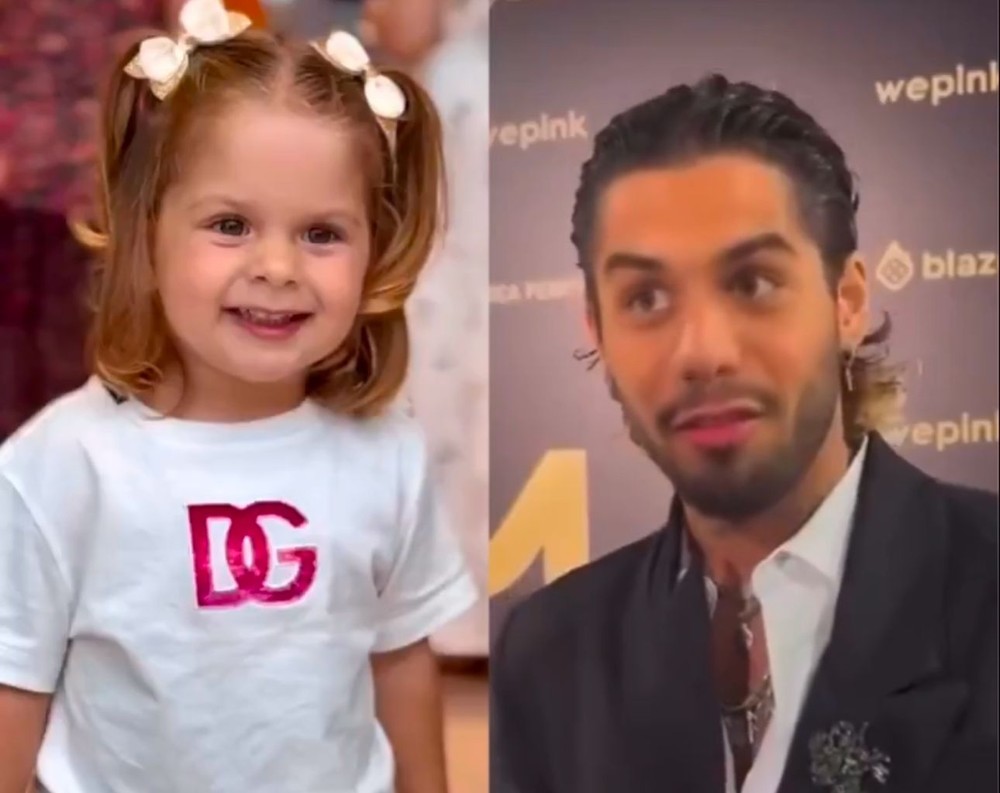 Zé Felipe diz que faz sucesso por causa da filha, Maria Flor: “Pai da Floflo”