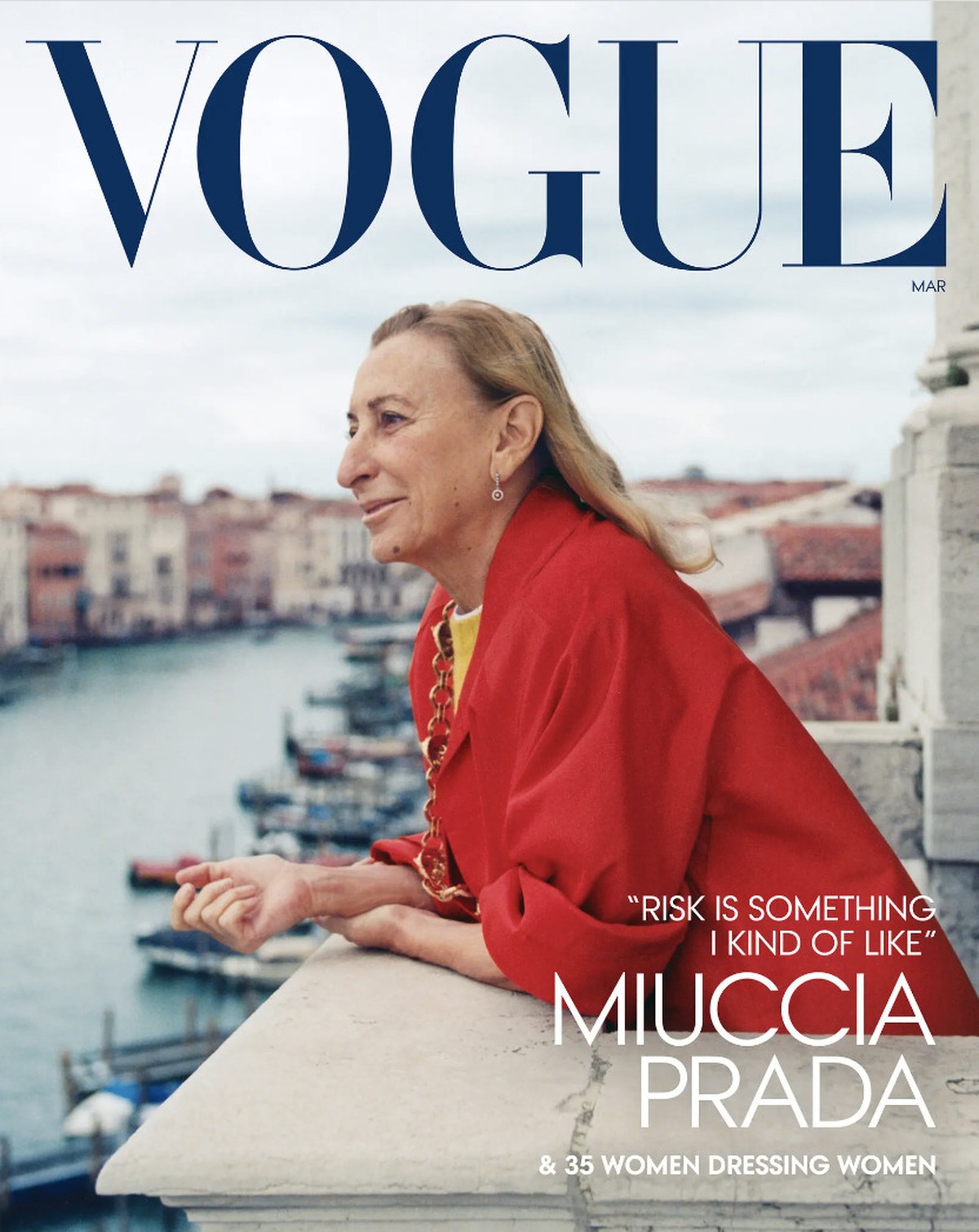Aos 74 anos, Miuccia Prada é a estrela da capa da Vogue americana