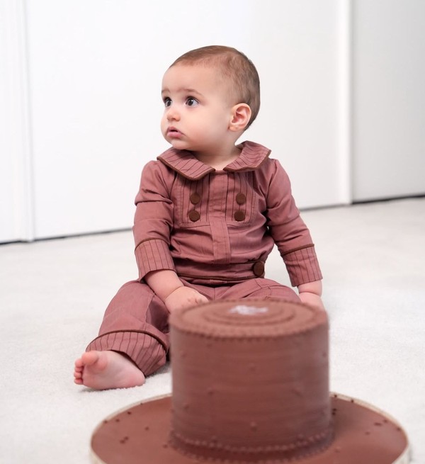 Carol Celico celebra 9 meses do filho, Rafael