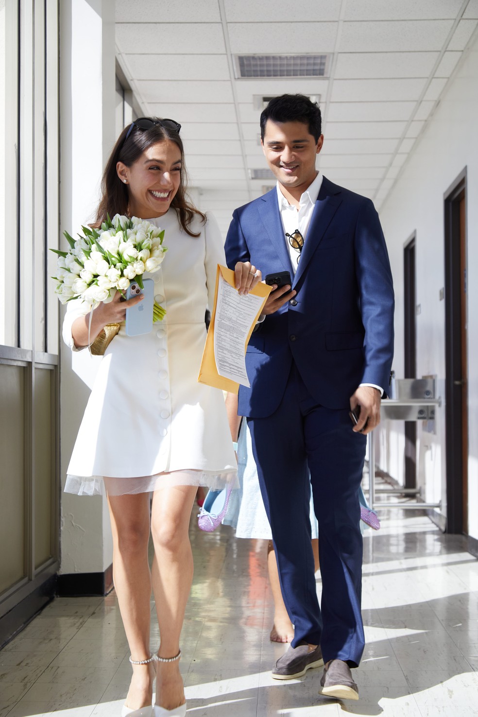 Valentina Ferraz Cohen se casa em Malibu, na Califórnia