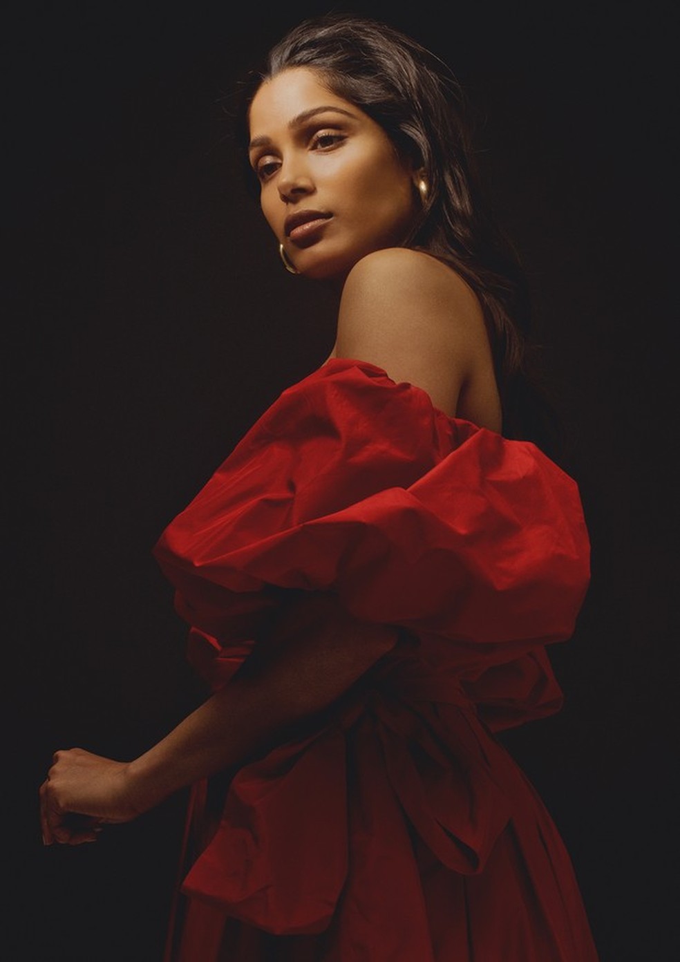 Uma tarde com Freida Pinto