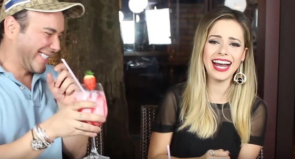 Sandy brinca de 'eu nunca' com Matheus Mazzafera