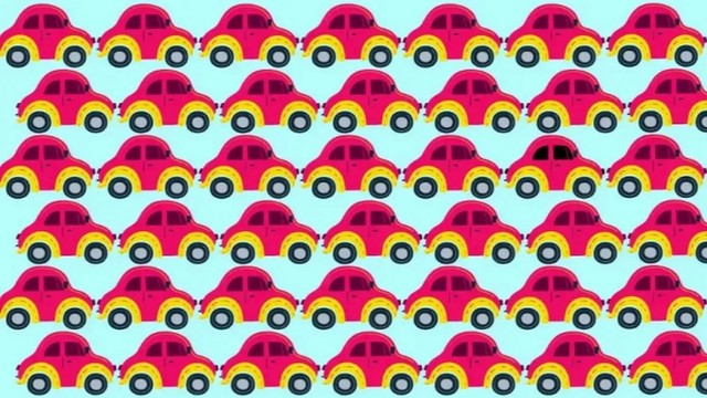 Você consegue encontrar o único carro diferente nesta imagem em 10 ...