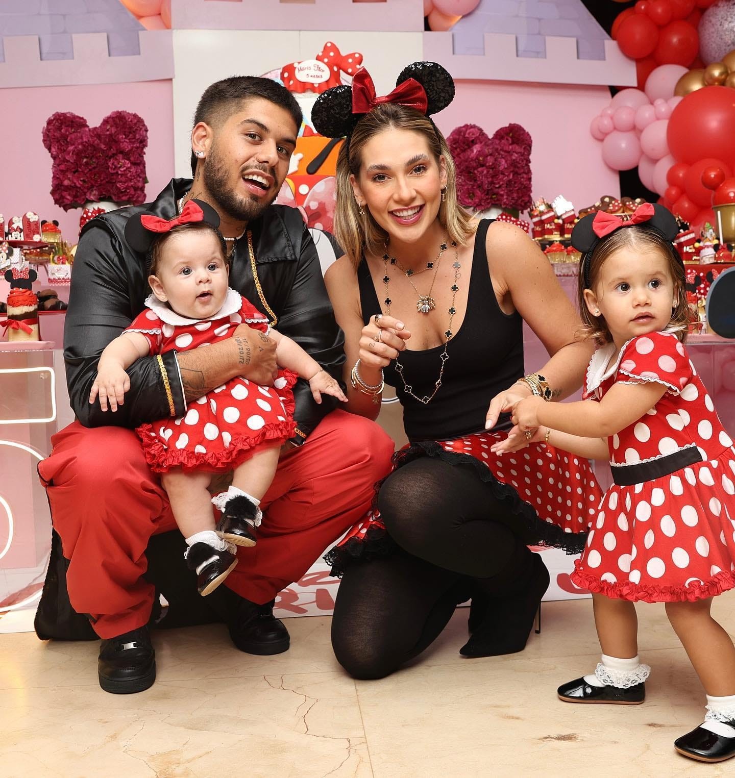 Virginia Fonseca e Zé Felipe celebram 5 meses de Maria Flor