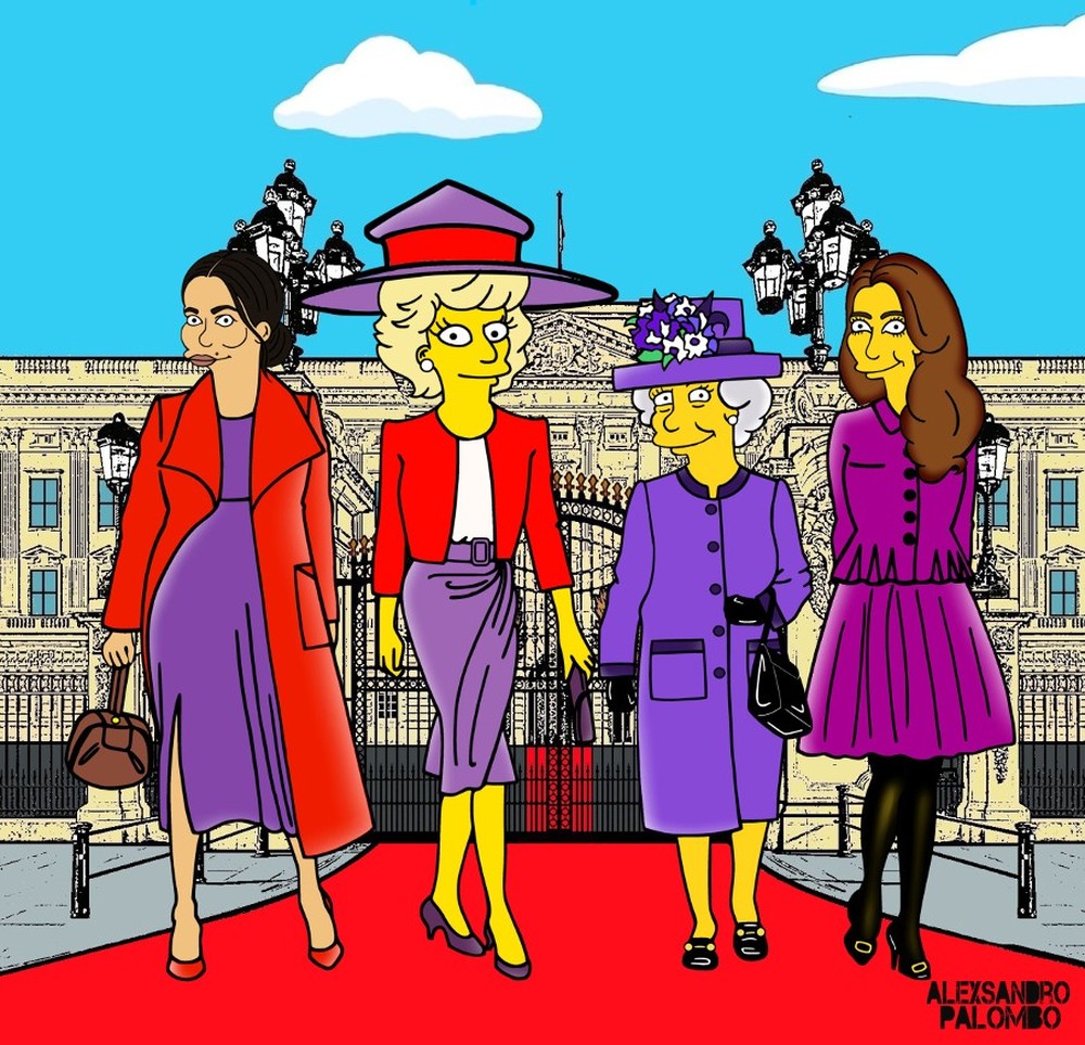 Meghan Markle vira personagem de Os Simpsons