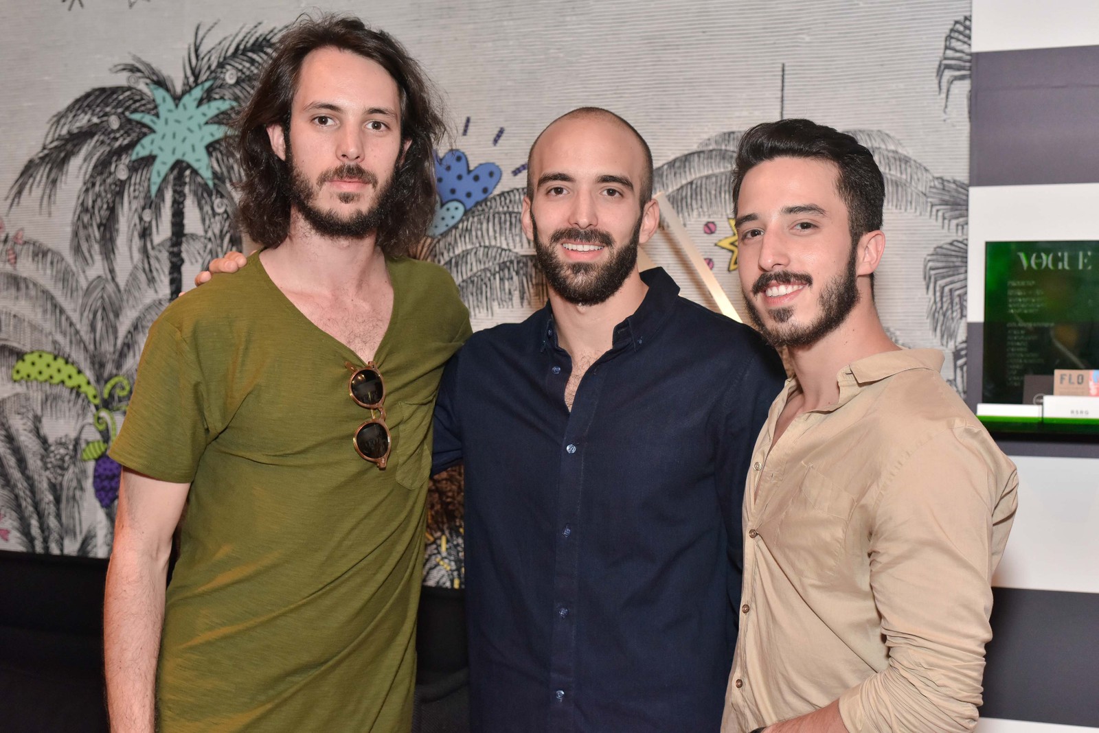 Todo agito no lounge da Vogue no SPFW inverno 2016 nesta terça-feira