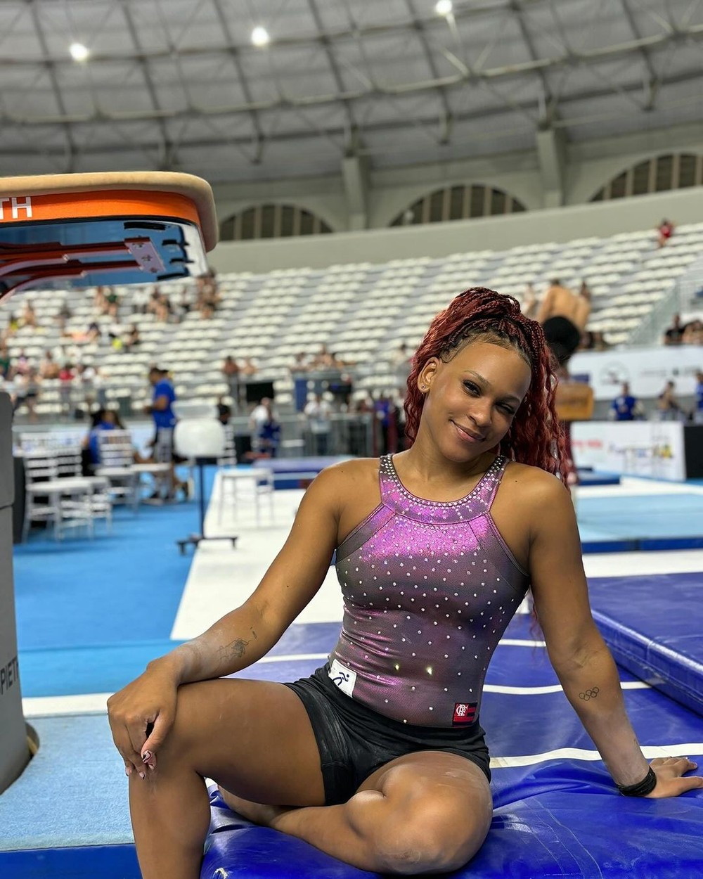 Rebeca Andrade compartilha registro de treino às vésperas de competição ...