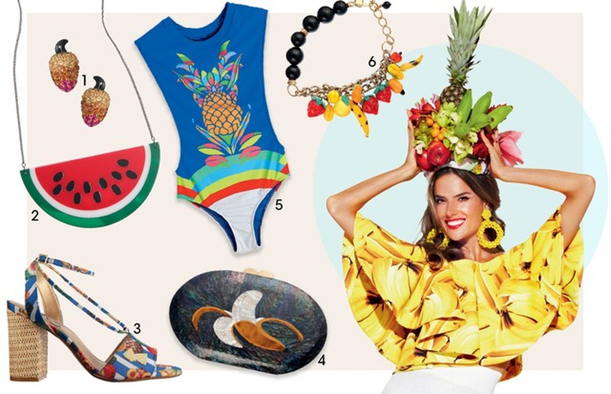 Frutas são apostas certas para as estampas de verão 2017