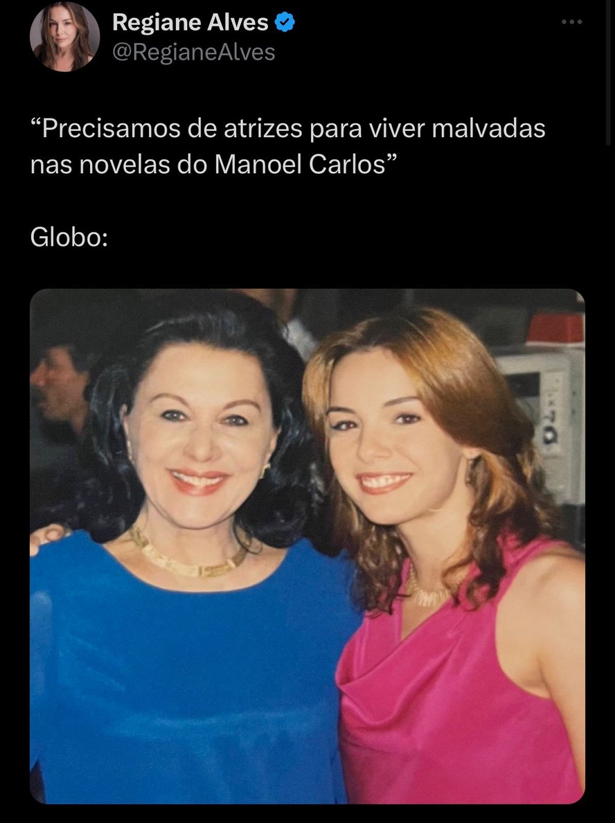 Regiane Alves entra na brincadeira e repercute meme