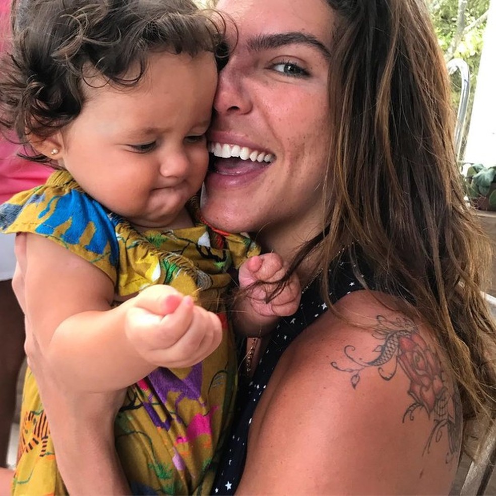 Mari Goldfarb mima a fofa Madalena, 'Benção de Deus'