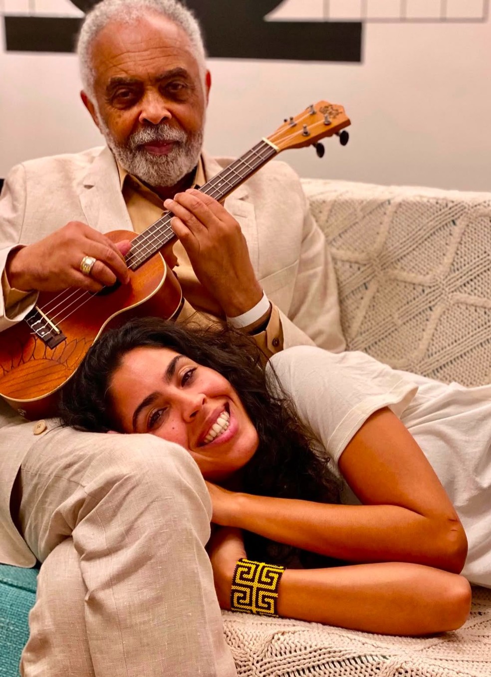 Gilberto Gil faz homenagem de aniversário para a filha, Bela Gil