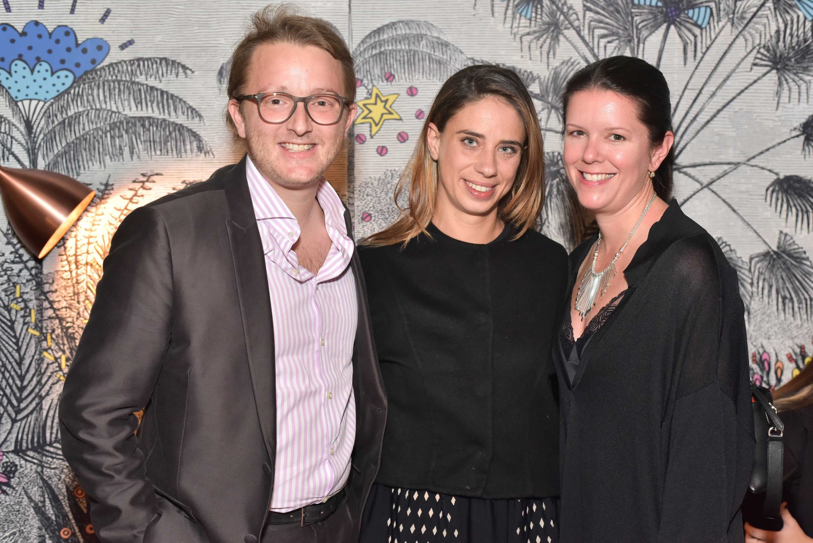 Todo agito no lounge da Vogue no SPFW inverno 2016 nesta terça-feira