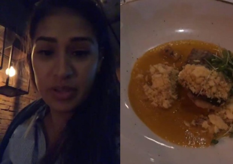 Simone se diverte com 'comida de rico': 'vento e peixe'