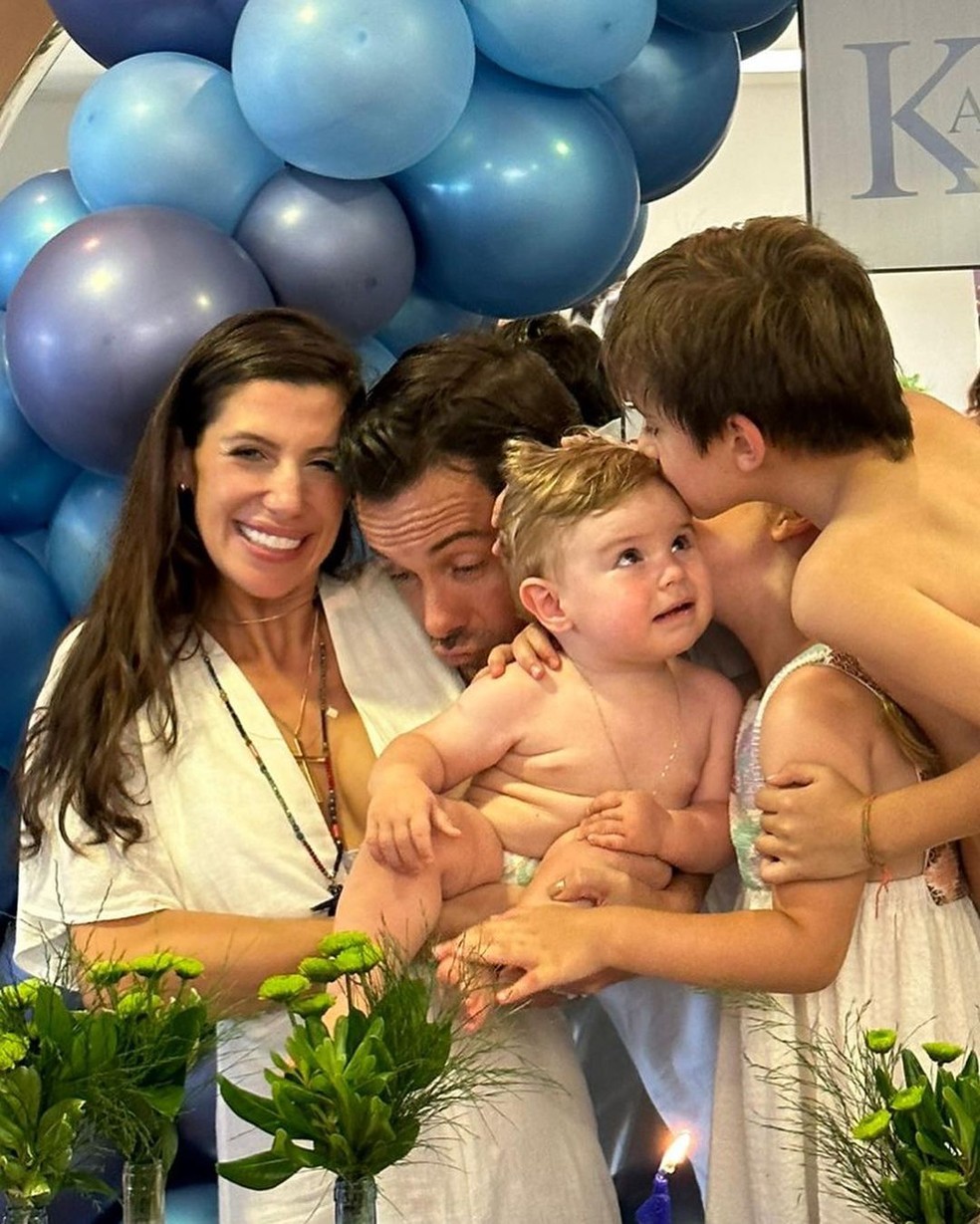 Tamara Dalcanale, esposa de Kayky Brito, celebra alta do ator