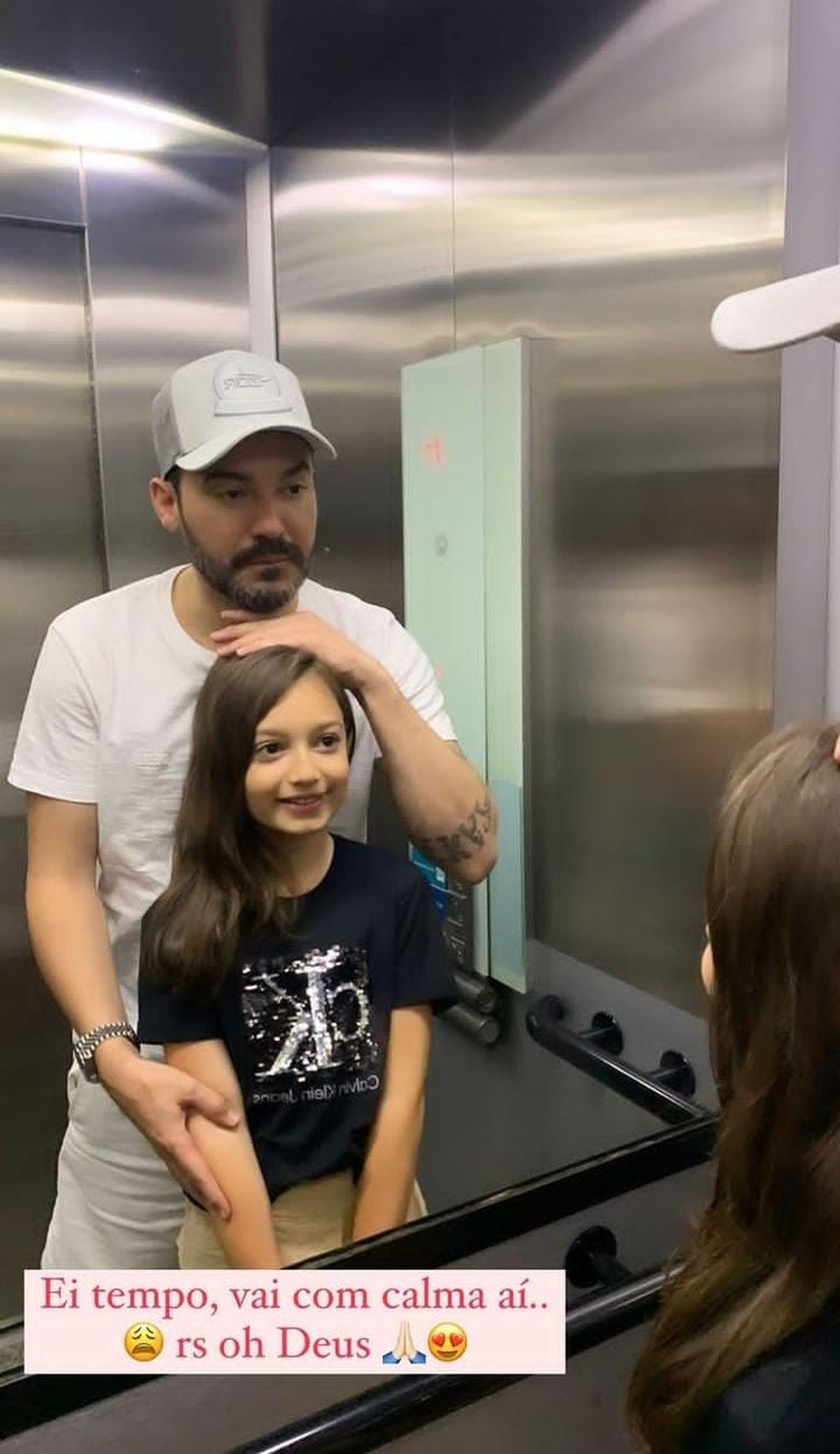 Fernando Zor posta clique raro com a filha caçula, Alice