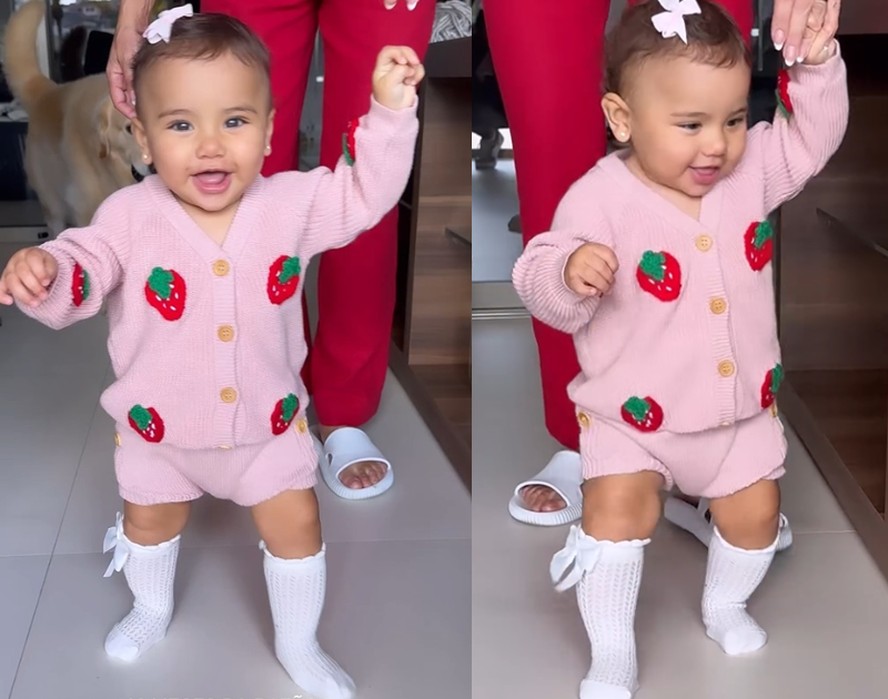 Bruna Biancardi celebra 10 meses de vida de Mavie: 'Razão da nossa felicidade'