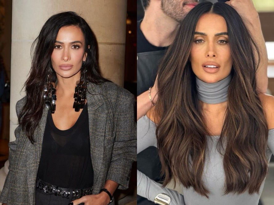 Silvia Braz muda o visual e surge 'morena iluminada'