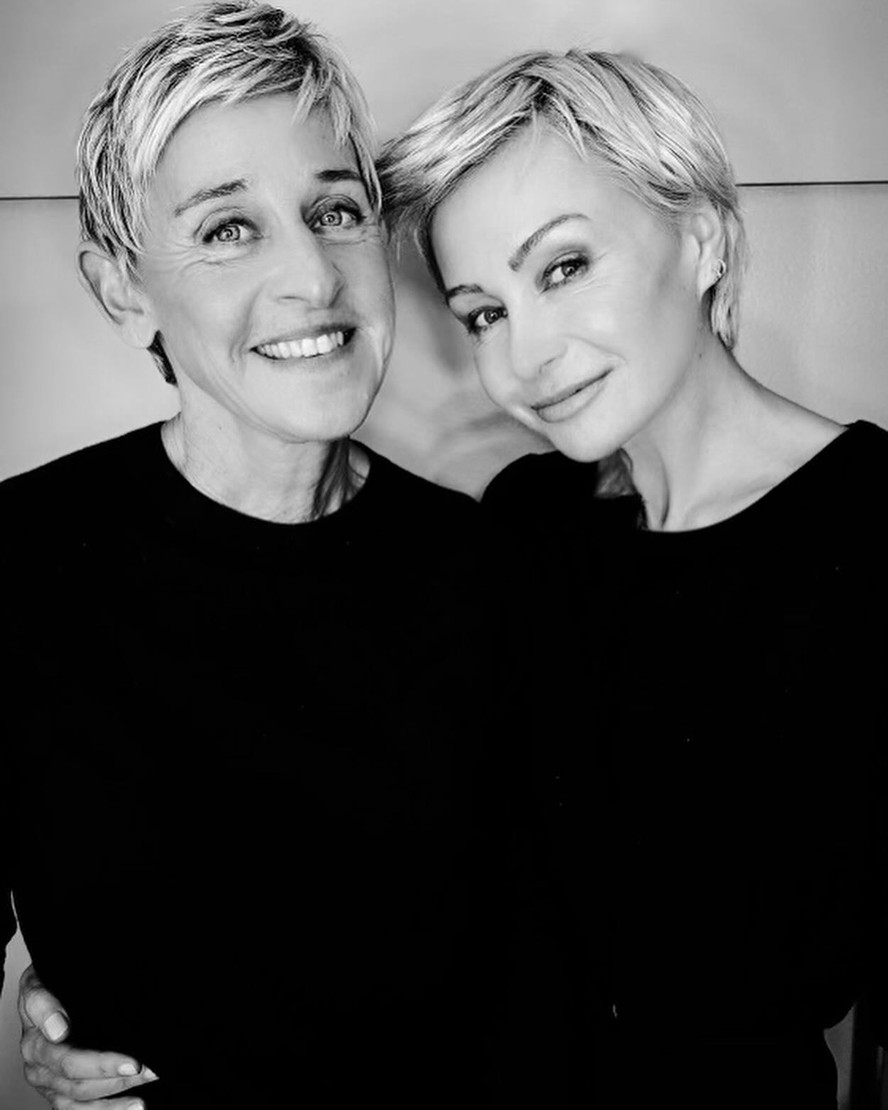 Ellen DeGeneres celebra 16 anos de casamento com Portia de Rossi ...