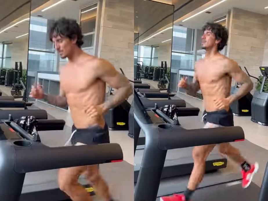 Gabriel Medina exibe tatuagens durante treino | Celebridades | Vogue