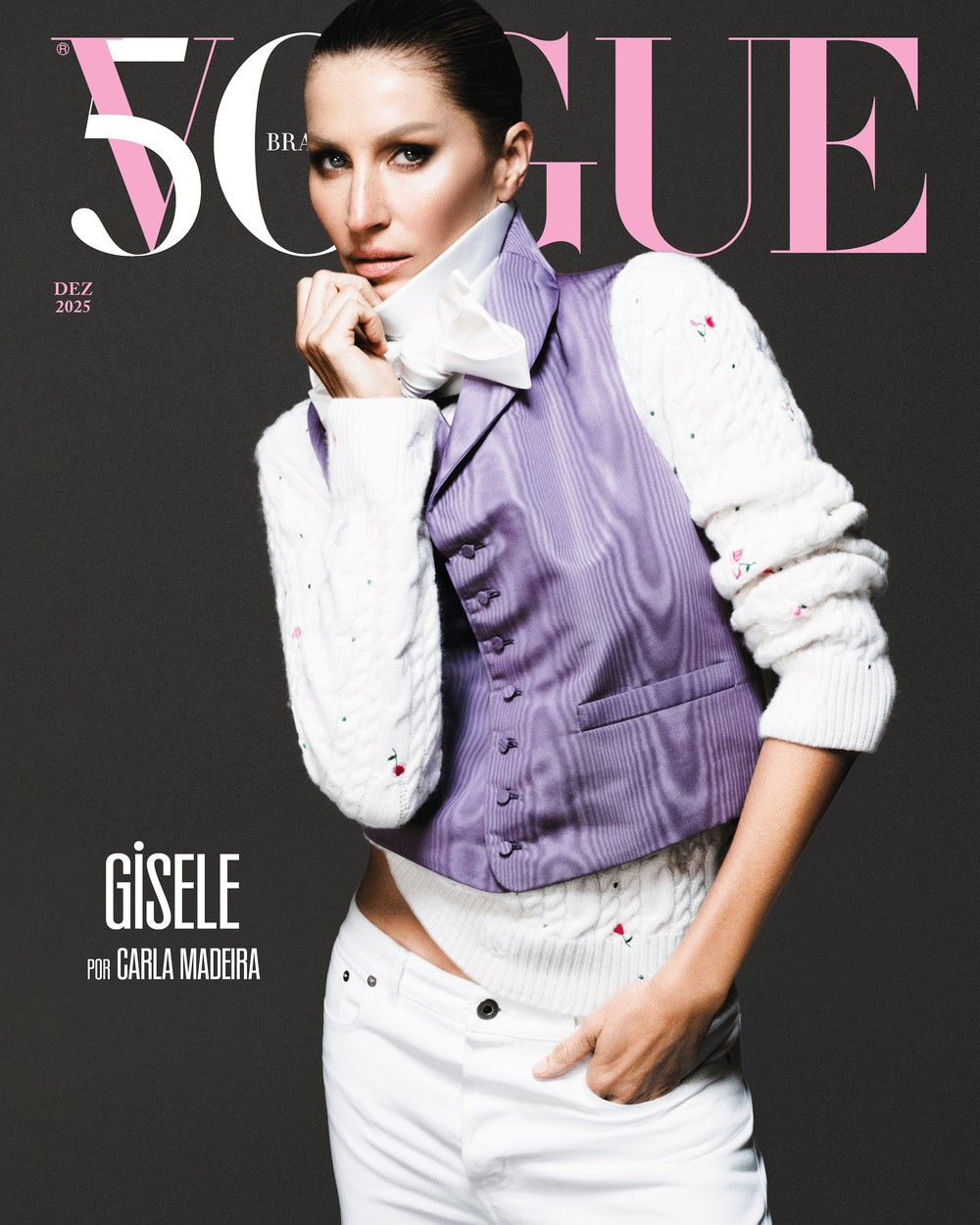 Vídeo: os bastidores da capa da Vogue de dezembro de 2025 com Gisele ...