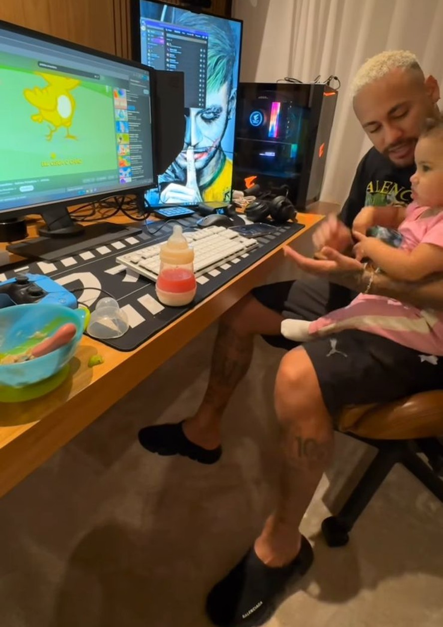 Bruna Biancardi exibe momento fofo de Neymar com Mavie