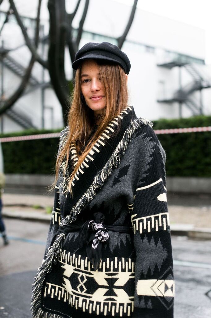 Street Style Cores Fortes E Mix De Estampas No Ltimo Dia Da Mfw