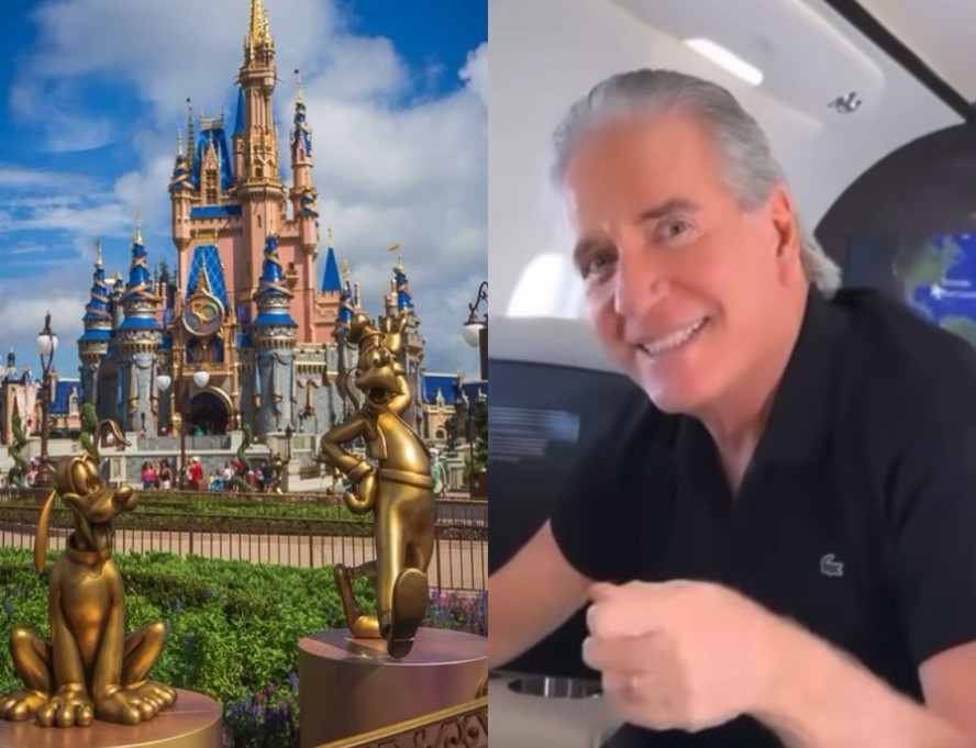 Roberto Justus diz que vai à Disney desde que inaugurou: 'Tinha 15 anos'