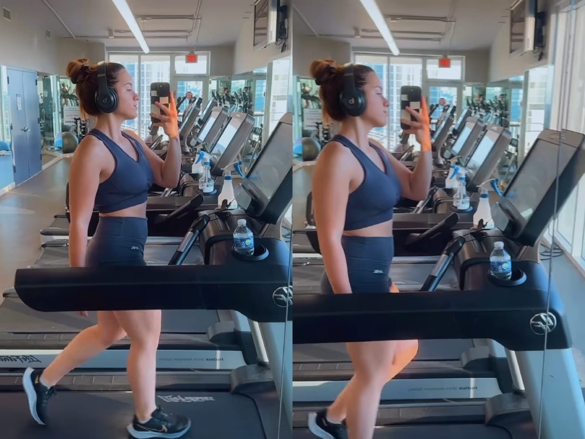 Sofia Liberato exibe rotina de treinos em academia