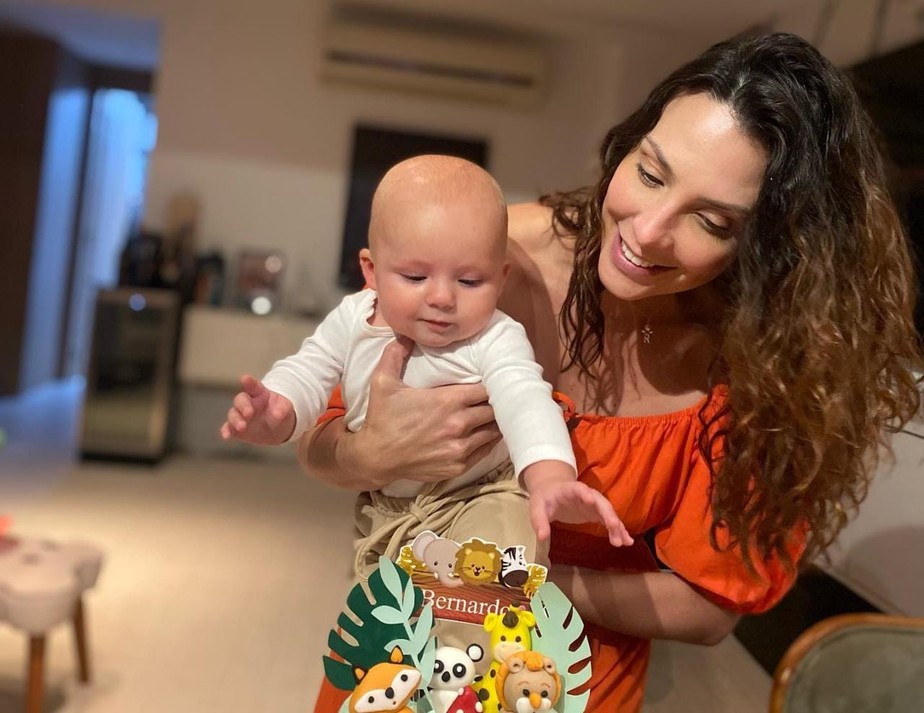 Camila Rodrigues celebra os 7 meses de vida do filho | Celebridades | Vogue