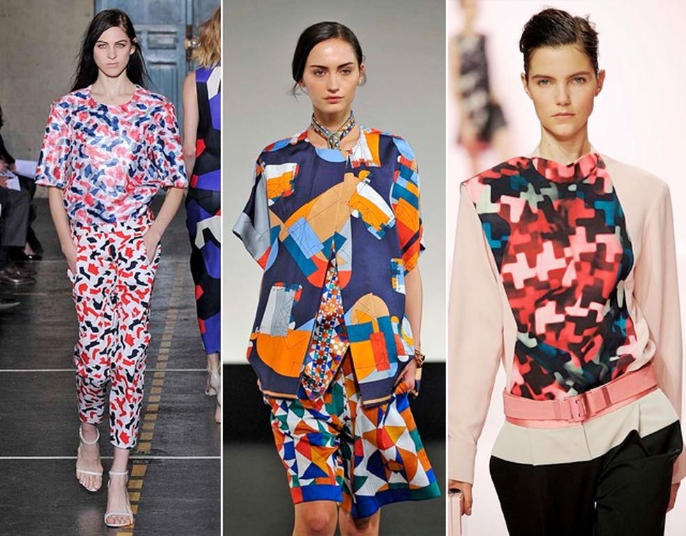 Grafismo domina passarelas internacionais do verão 2013