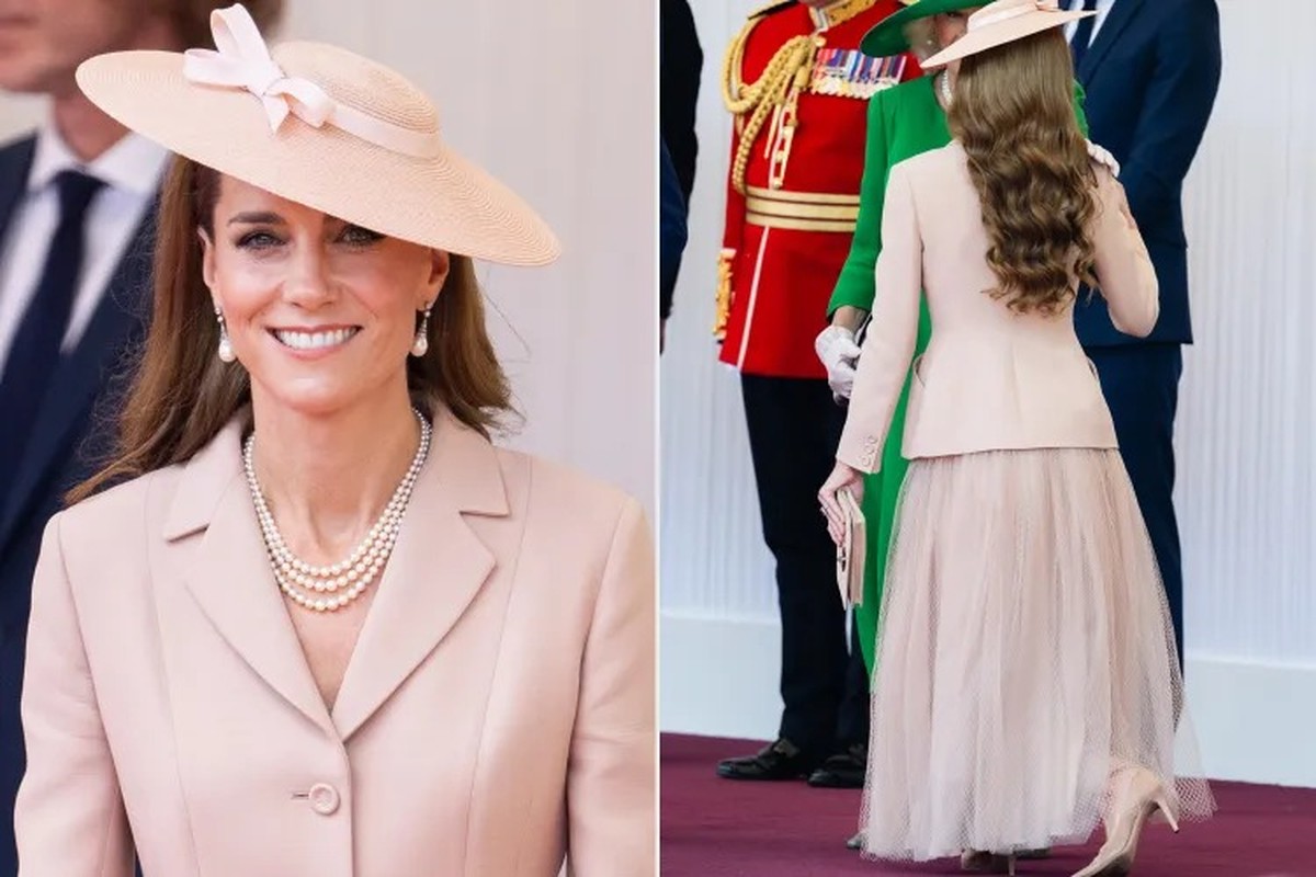 Por que Kate Middleton fez quatro reverências ao Rei Charles e à Rainha Camilla durante visita ...